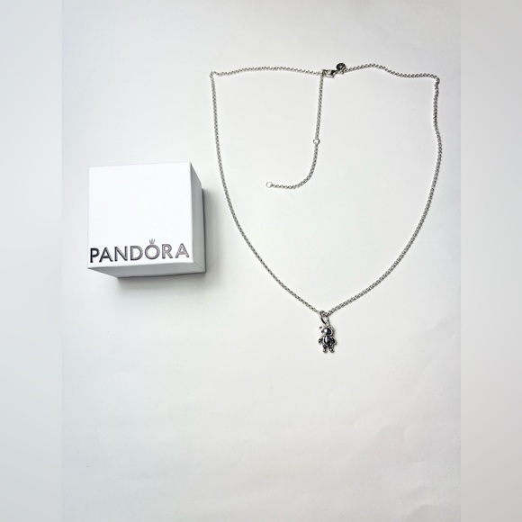 Pandora | Jewelry | New Pandora Movable Teddy Bear Rolo Necklace 925 ...
